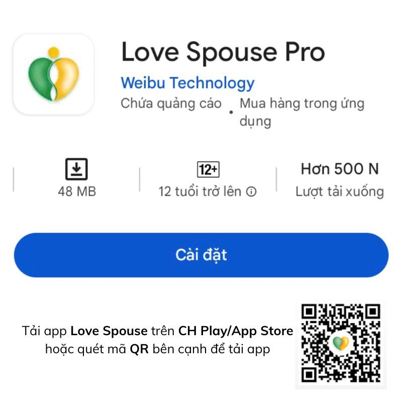 Trứng rung qua app Love Spouse - Shop Tình Ái